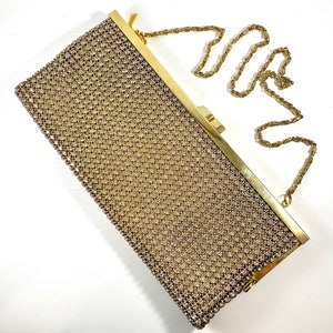 Vintage Purse Clutch Isabella Adams Rhinestones Shoulder Bag - Etsy