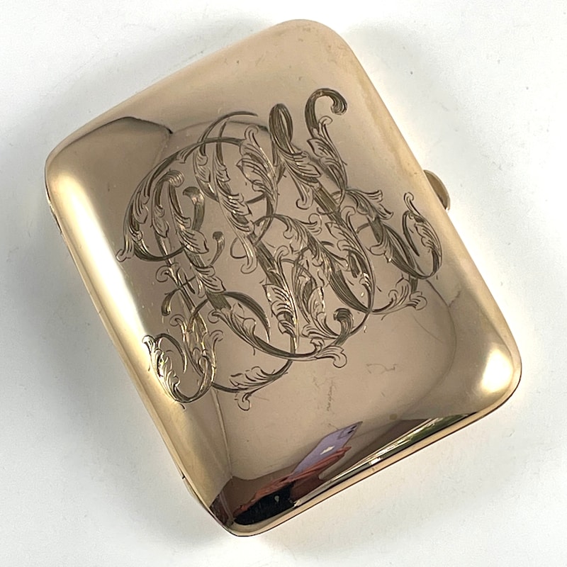 Antique Cigarette Case - Etsy