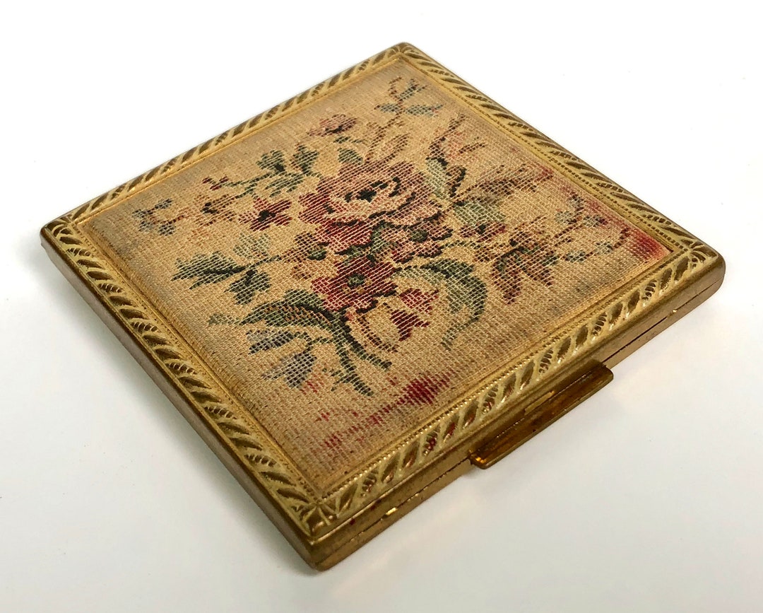 Vintage Petite Point Compact Rex Fifth Avenue Unique Vintage Gift - Etsy