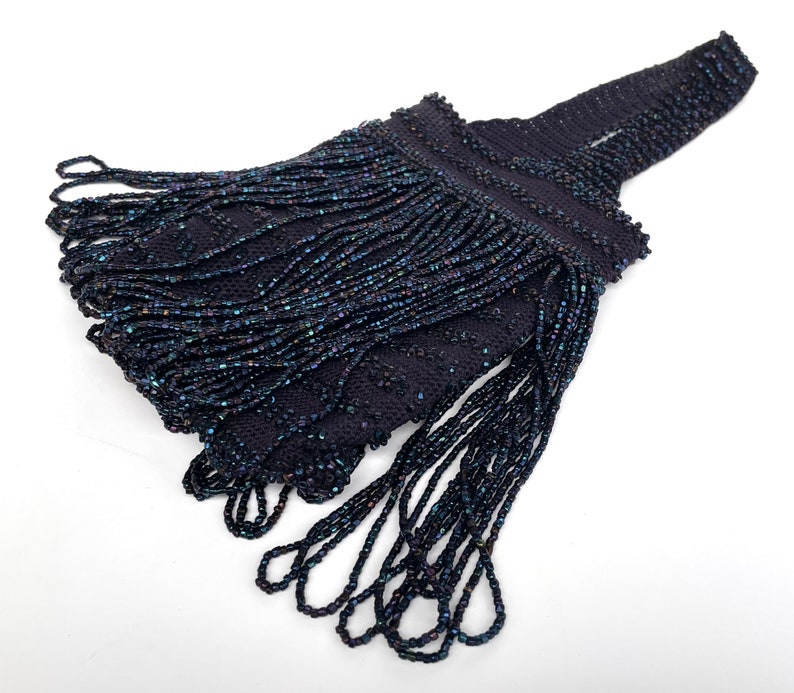 Vintage Purse Beaded Bag 1920s Flapper Fringe Unique Vintage - Etsy