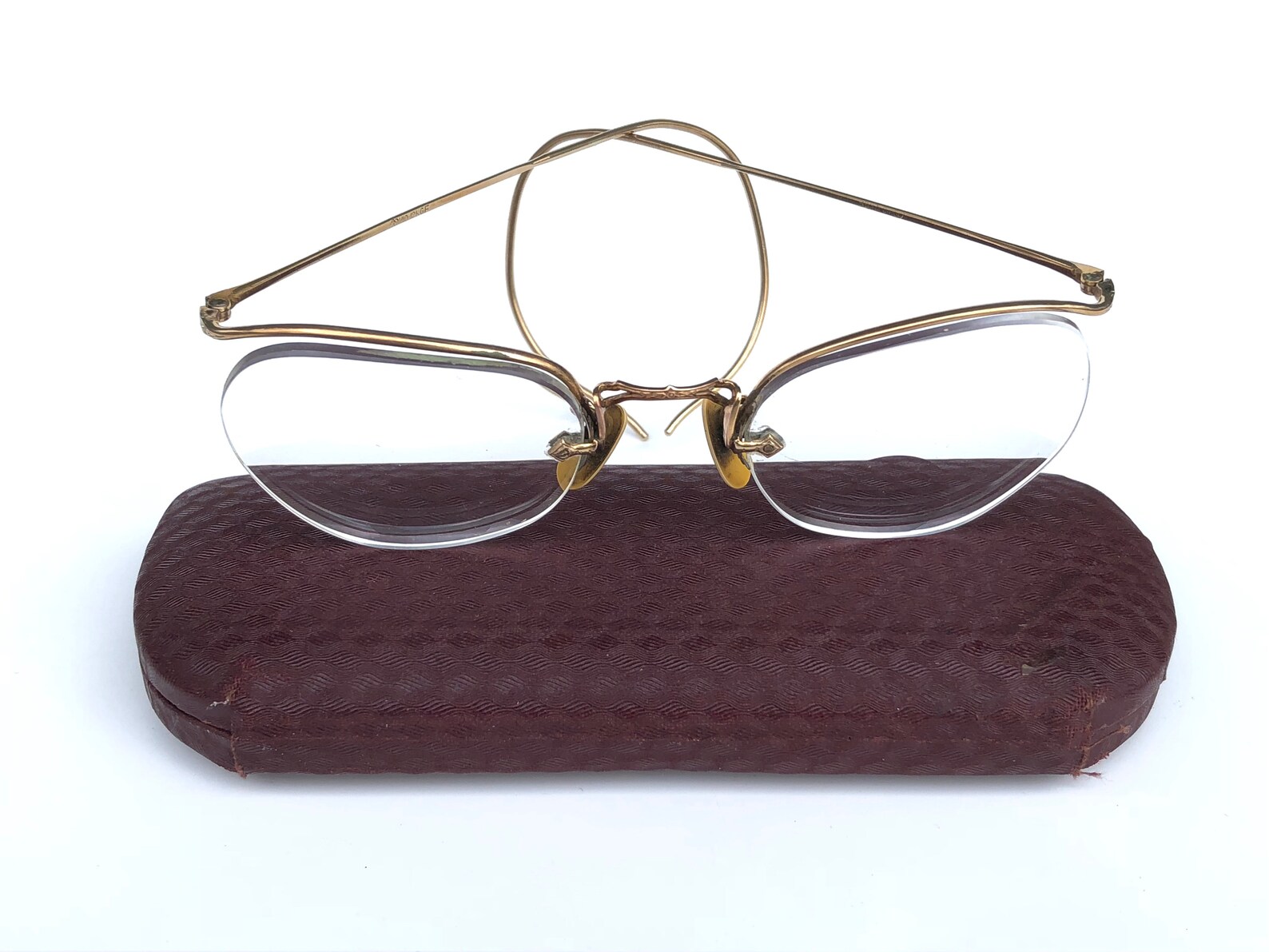 Vintage Eye Glasses 12K Gold Filled Frame Ladies Glasses - Etsy