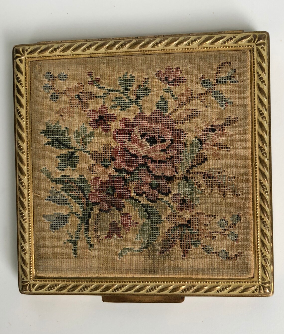 Vintage Petite Point Compact Rex Fifth Avenue Unique Vintage - Etsy