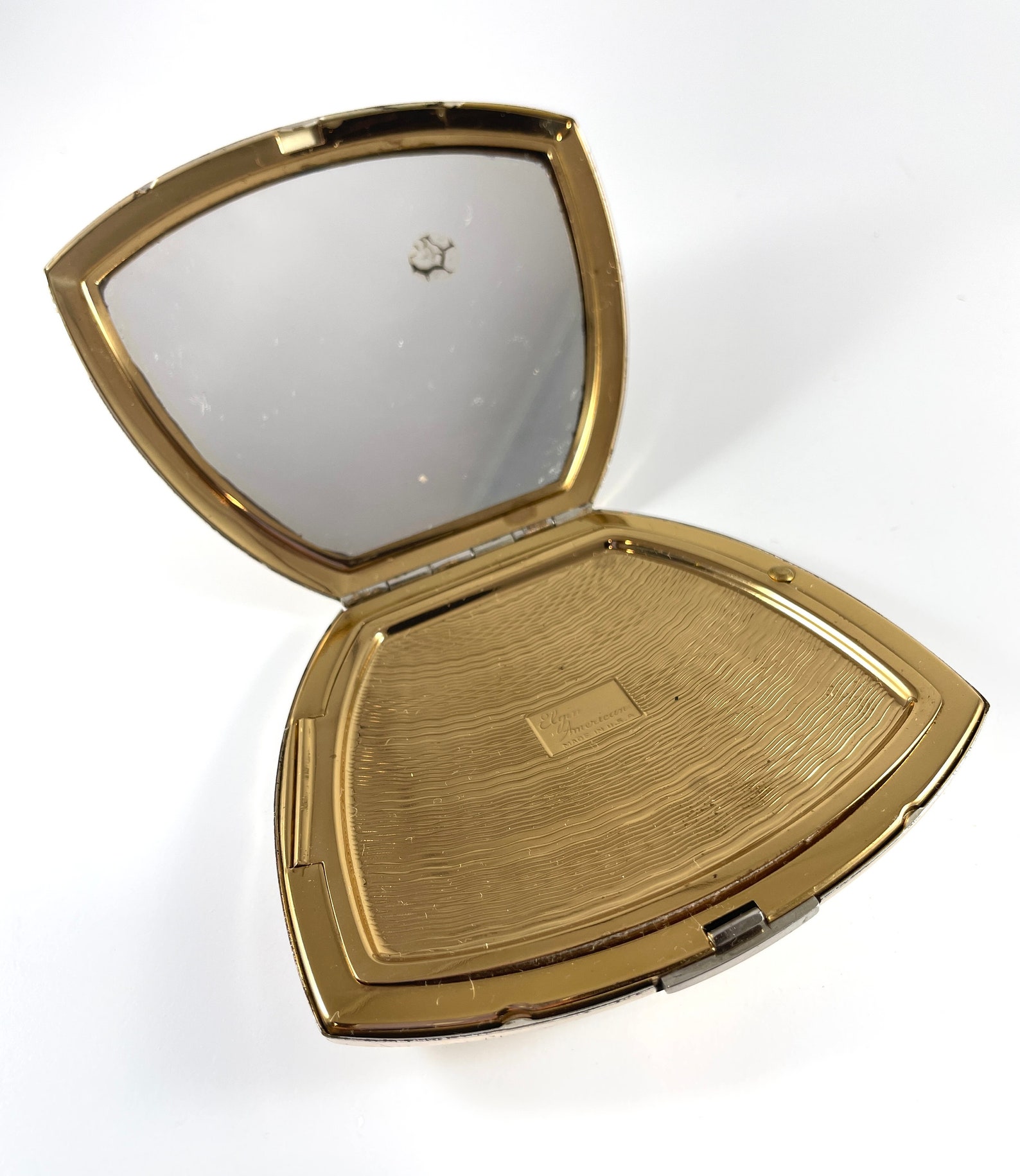 Vintage Compact Elgin American Rare Collectible - Etsy