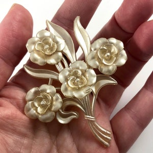 Vintage Brooch Celluloid Flower Bouquet Unique Vintage Gift - Etsy