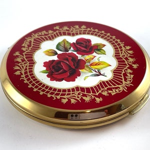 Vintage Compact Stratton NOS Red Roses in Original Box - Etsy