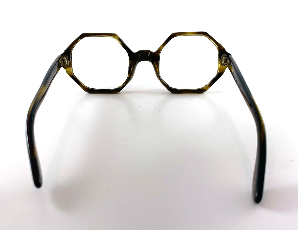 Vintage Eye Glasses Frame Octagon Childs | Etsy