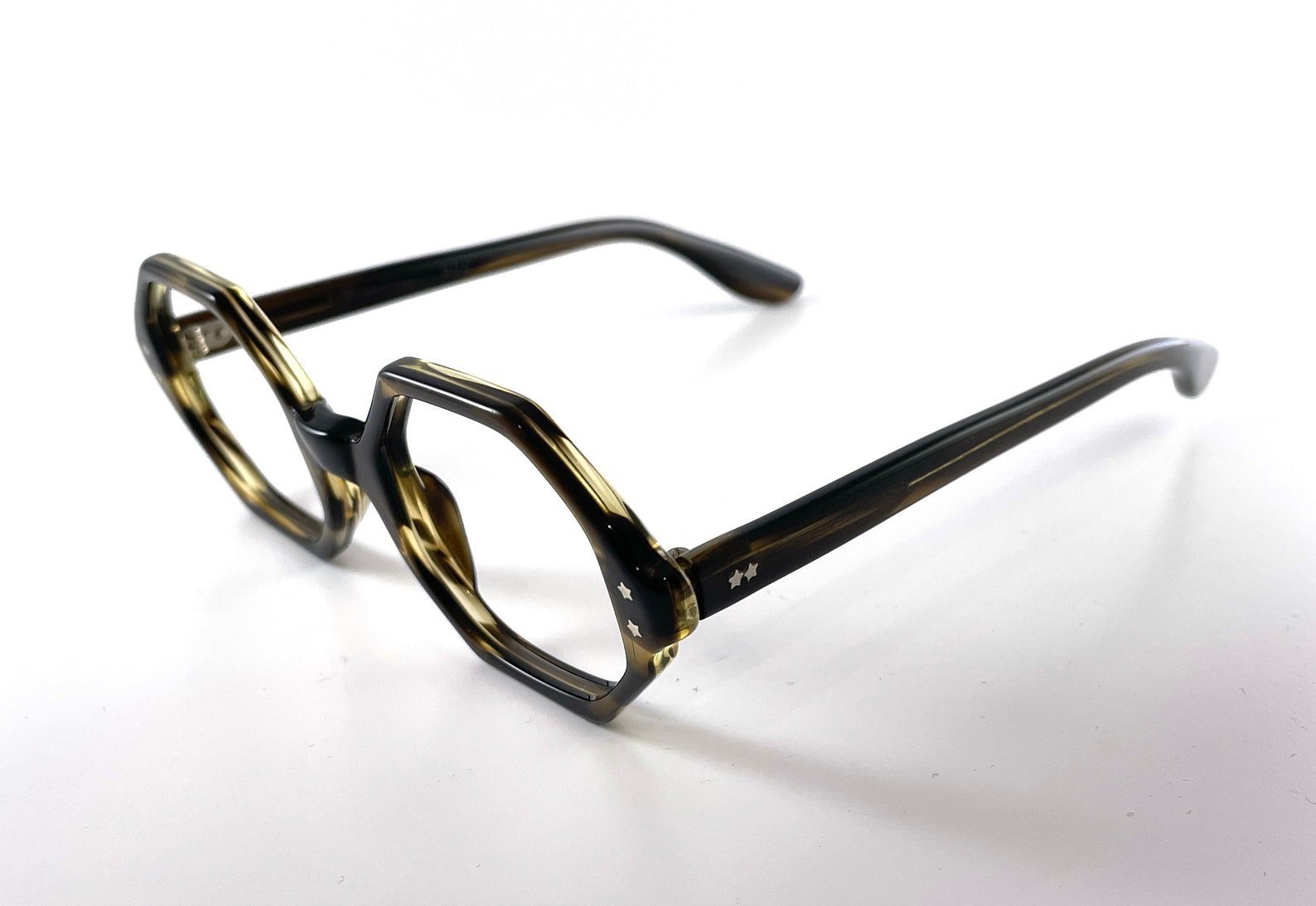 Vintage Eye Glasses Frame Octagon Childs | Etsy
