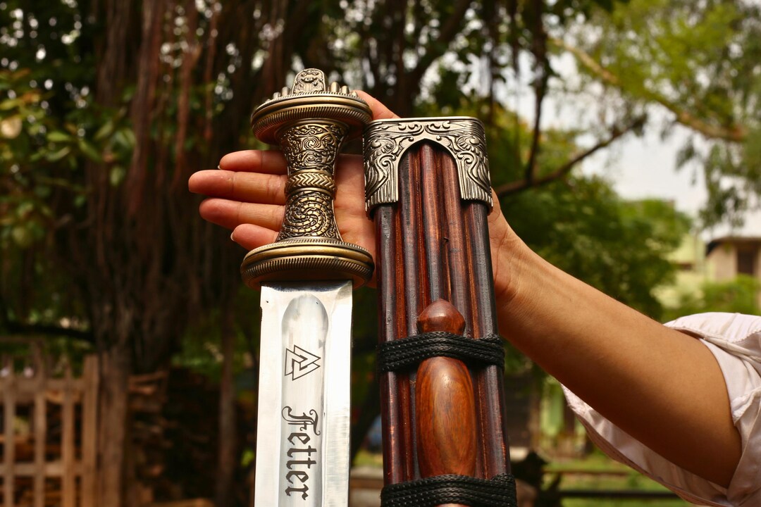Hand Crafted Anglo-saxon Style Display Sword – Medieval Decorative ...