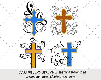 Fancy Cross Png - Etsy