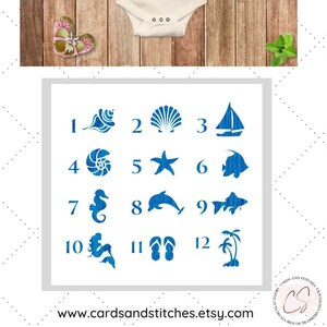 Beach Stencils Bundle Great for Painting on Wood Walls - Etsy