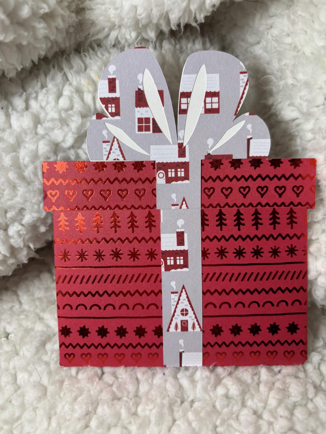Christmas House Gift Card Holder - Etsy