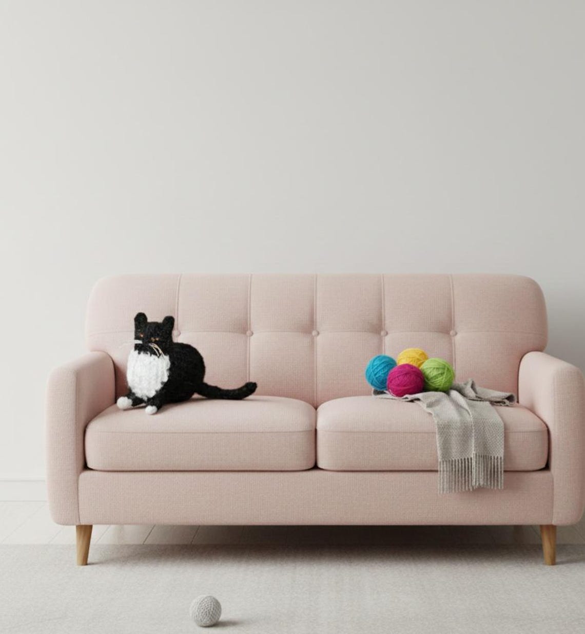 Cute Knitted Cat Pattern — Create a Tiny Masterpiece in Minutes!/tafokt ...