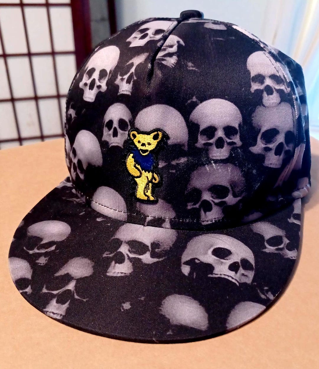 Grateful Dead Dancing Bear Snapback Hat – Psychedelic Skull Festival ...