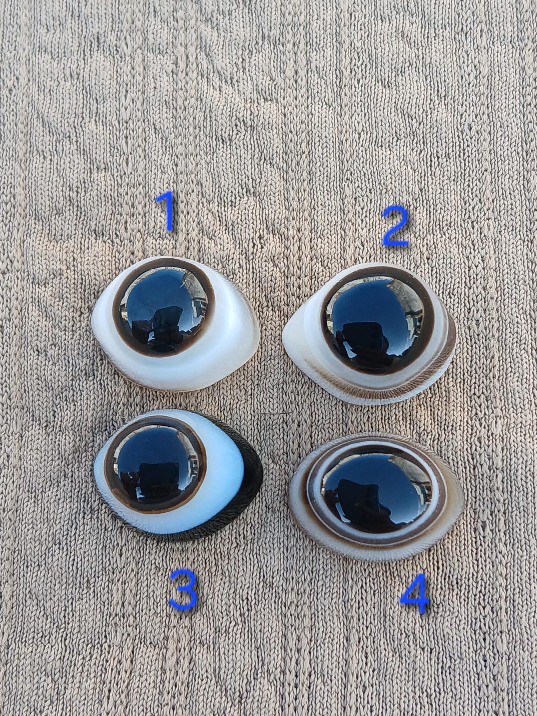 Natural Agate Eye Banded Agate Eyes Cabochons Gemstone Handmade Eyes ...