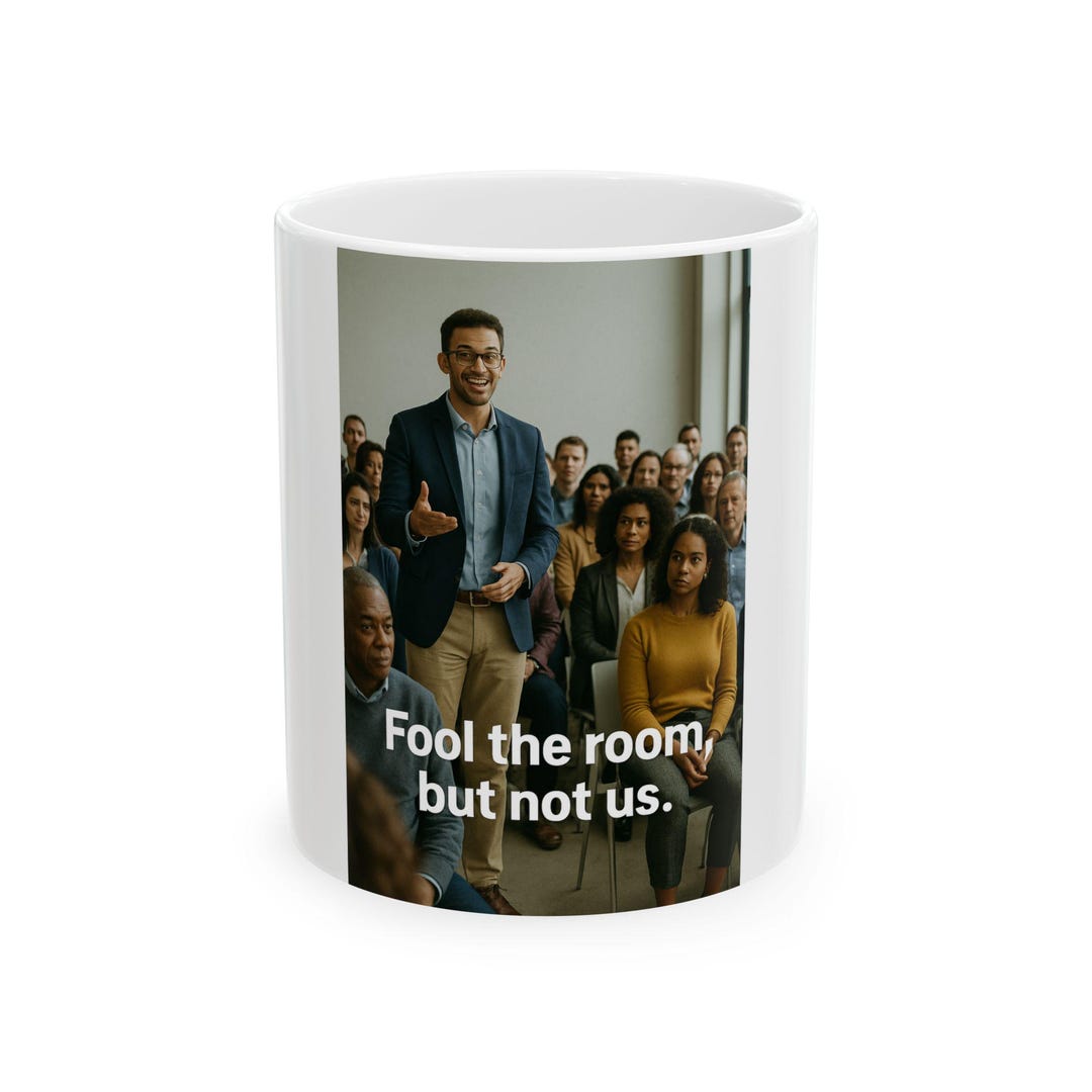 Fool the Room but Not Us Mug | Ceramic Coffee Cup (11oz, 15oz) - Etsy