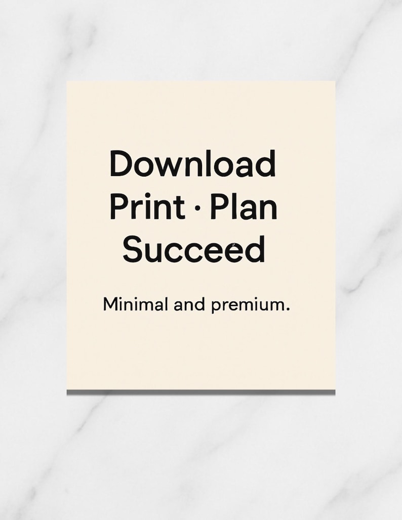 Sleep Tracker Printable PDF | Daily Sleep Log | Minimal Sleep Journal ...