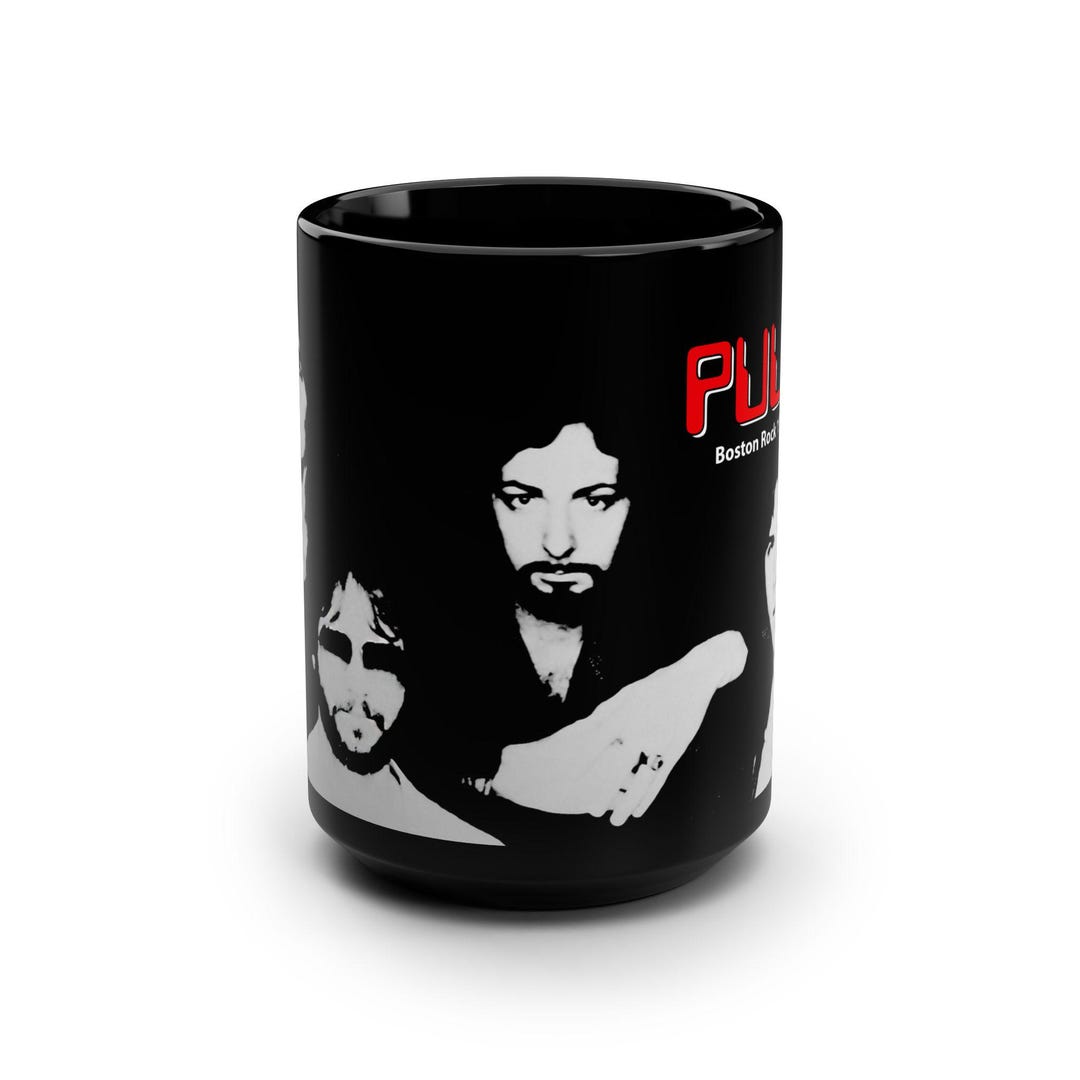 PULSE Boston Rock Mug | Black 15oz - Etsy