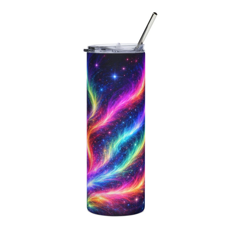 Aurora Nebula Tumbler Wrap | Colorful Cosmic Space Design | Printable ...