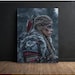 Viking Woman Warrior Canvas Wall Art – Shieldmaiden Valkyrie Norse ...