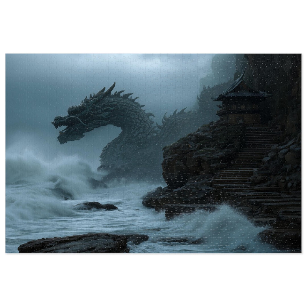 Dragon King, Ancient Sea Guardian of the Eastern Cliffs Jigsaw Puzzle ...