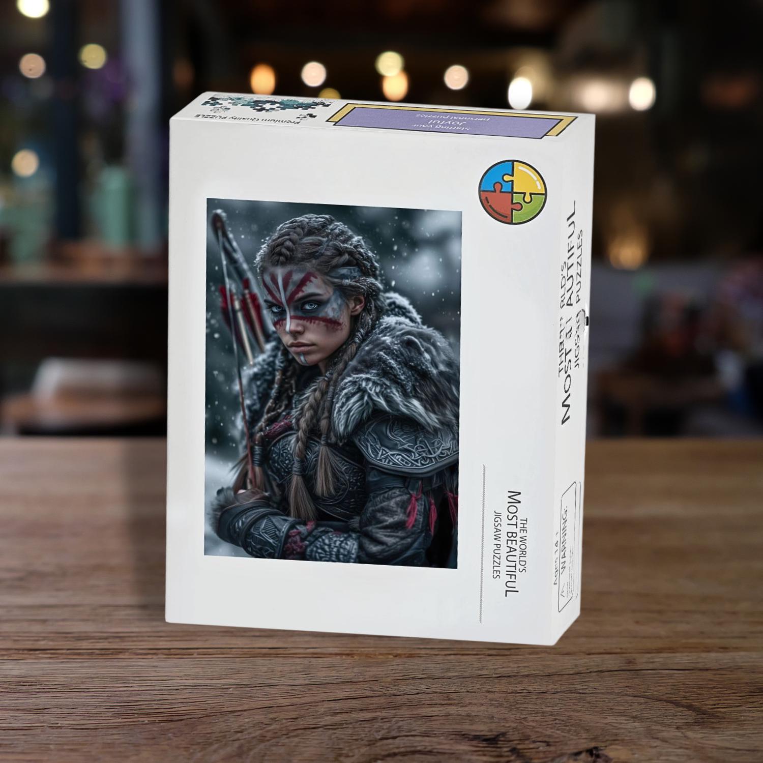 Viking Woman Warrior Wooden Jigsaw Puzzle 1000 Pieces – Epic Norse ...