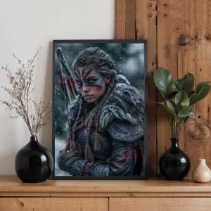 Viking Woman Warrior Wooden Jigsaw Puzzle 1000 Pieces – Epic Norse ...