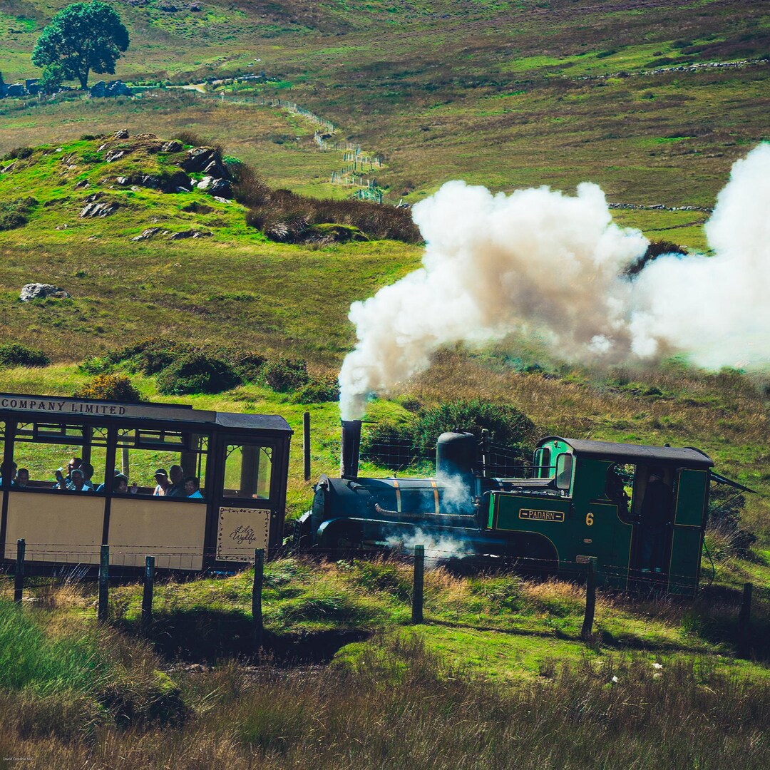 Snowdon Mountain Steam Train Print | Wales Landscape Photography ...
