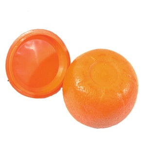 Orange Ice Bucket Evers Ice Bucket Orange Statue Plastic Orange ...