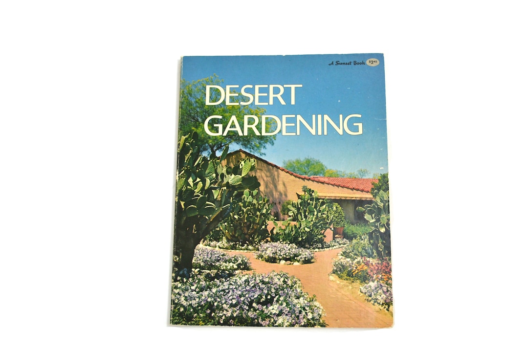 Vintage Desert Gardening Book Mid Century Modern Landscaping Book ...