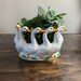 Vintage Gaggle of Geese Planter White Ceramic Geese Planter Spring ...