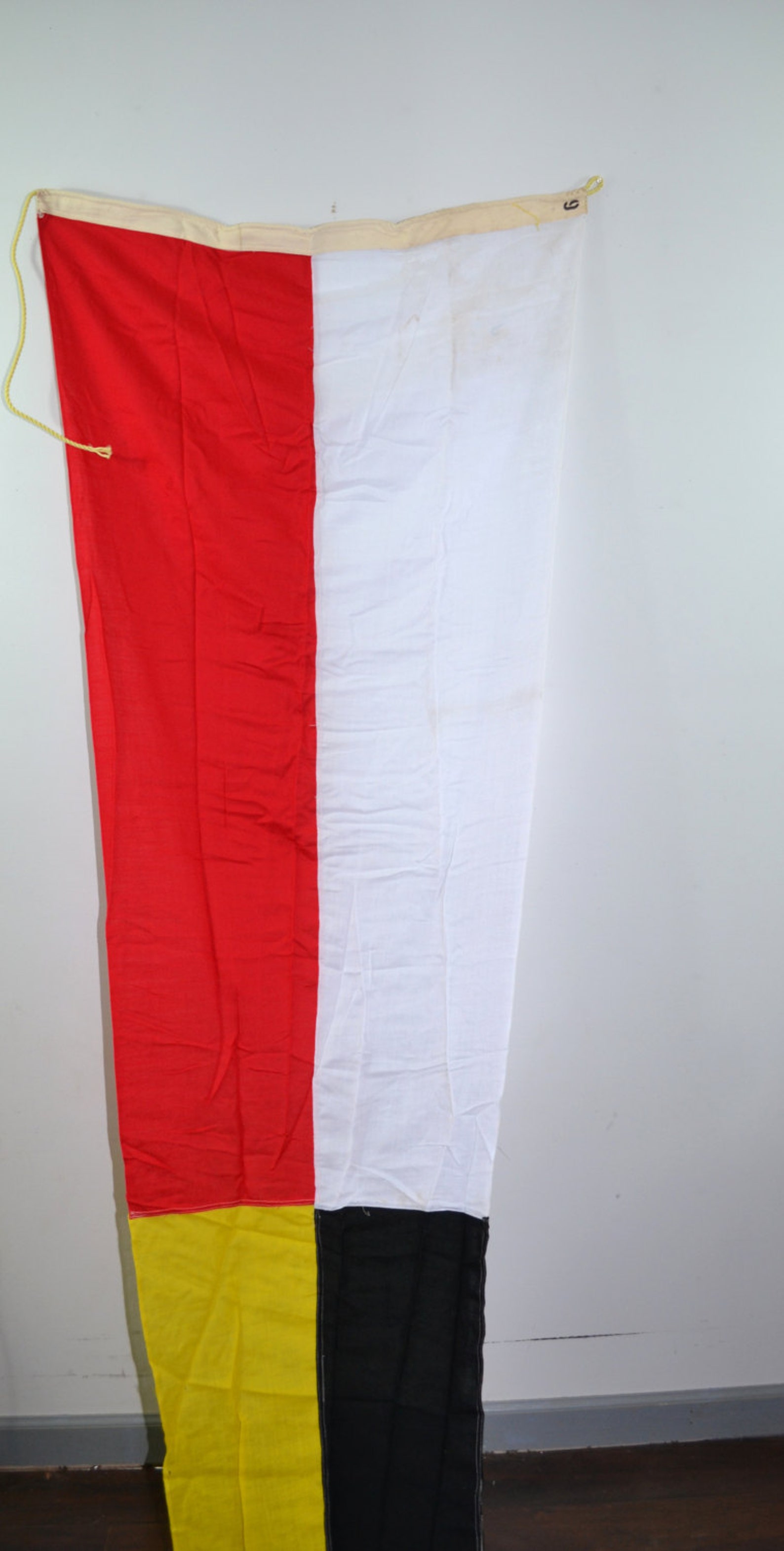 Signal Flag Nautical Flag Ships Flag Red Black and Yellow Flag - Etsy