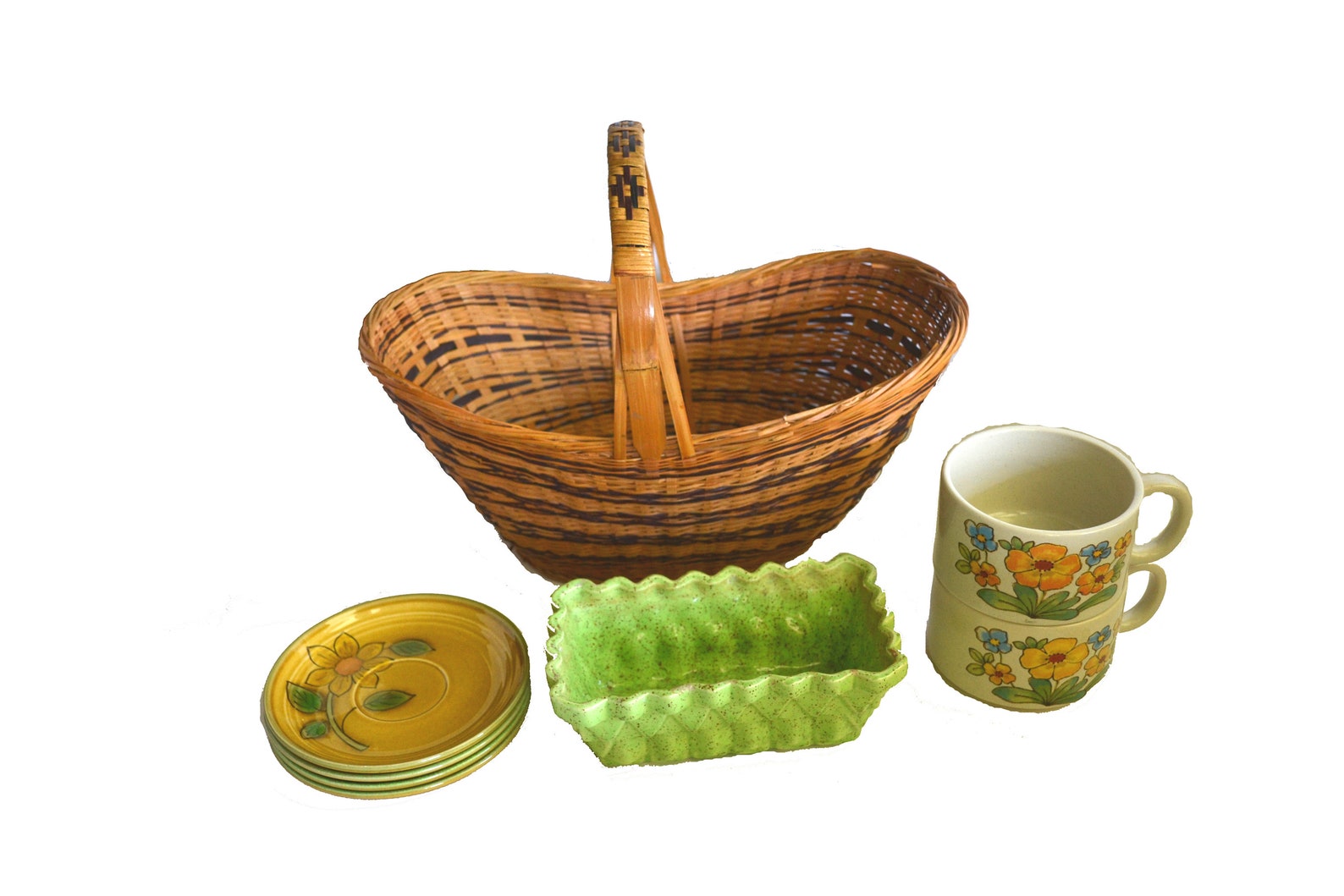 Vintage Daisy Saucer Plates Daisy Plates Daisy Wall Decor Boho - Etsy