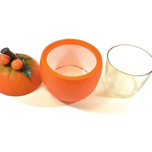 Orange Ice Bucket Evers Ice Bucket Orange Statue Plastic Orange ...