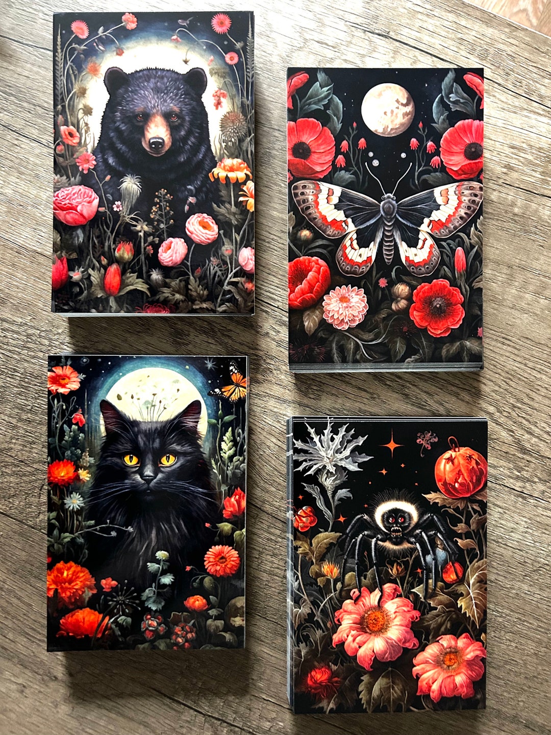 Carte Postal Creepy Animals - Etsy