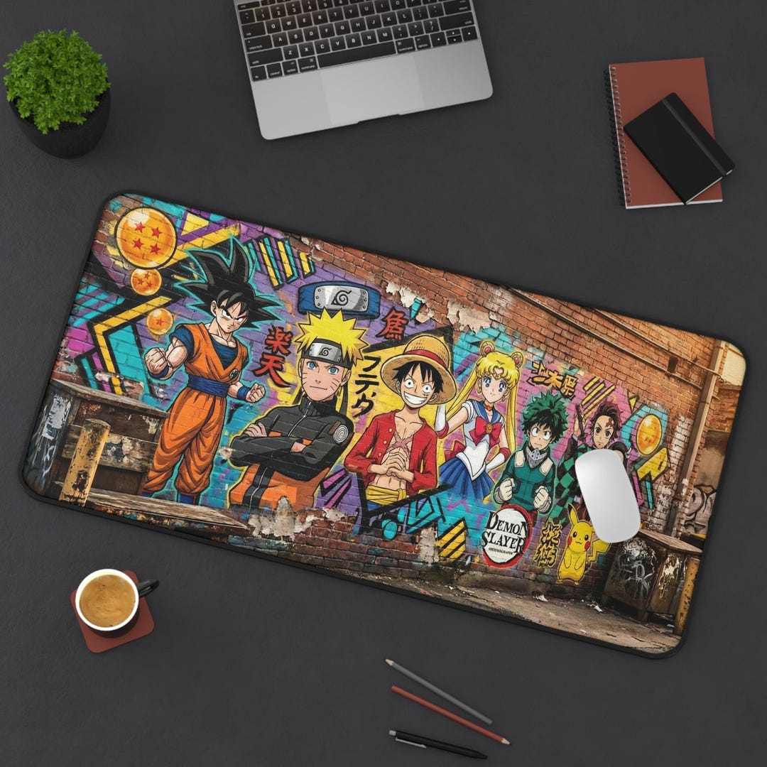 Anime Graffiti Desk Mat - Etsy