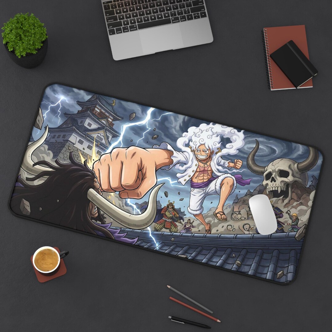 Luffy Desk Mat One Peace Self-made - Etsy