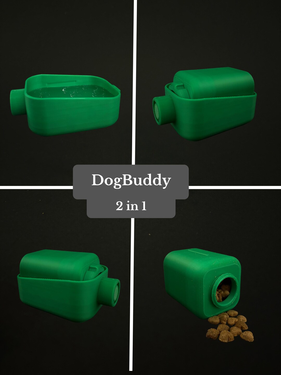 Dogbuddy 2-in-1 Dog Water and Treat Bowl - Etsy