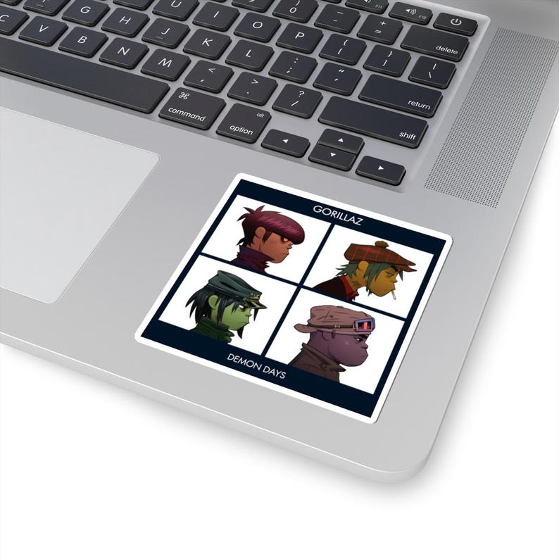 Gorillaz Album Cover Parody Kiss-cut Stickers | Band Art Sticker Sheet ...
