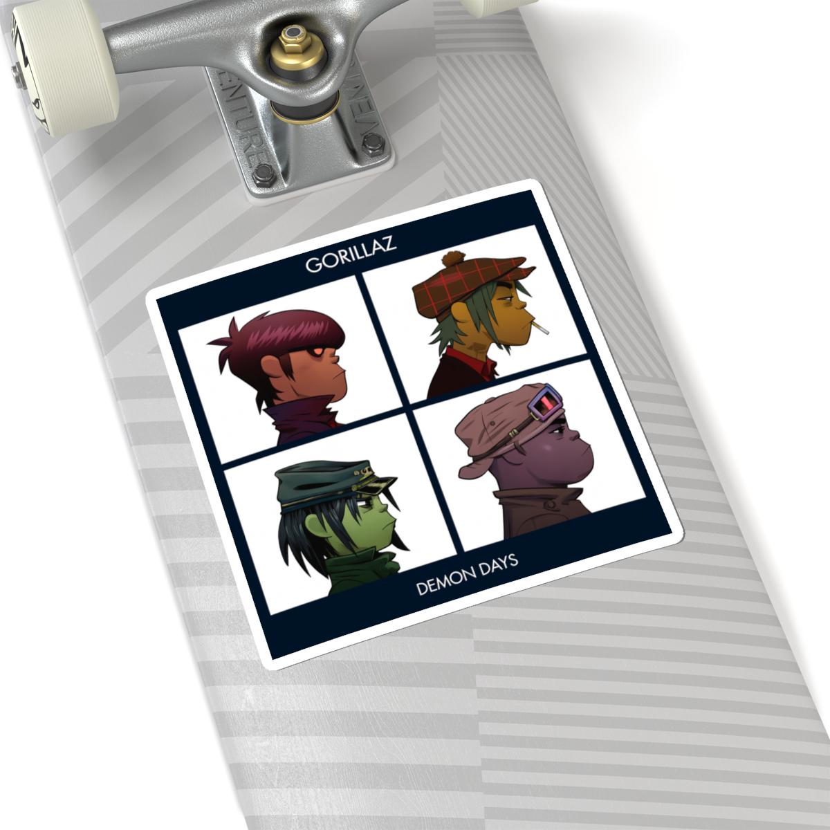 Gorillaz Album Cover Parody Kiss-cut Stickers | Band Art Sticker Sheet ...