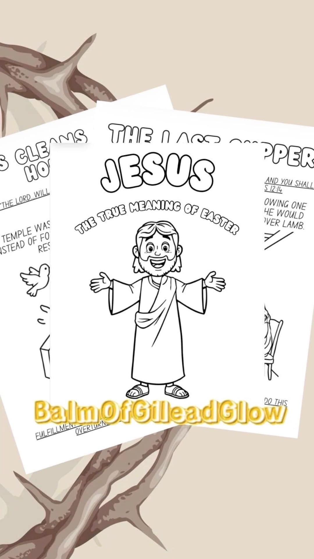 Christian Easter Coloring Pages for Kids | Bible-based Easter Activity ...