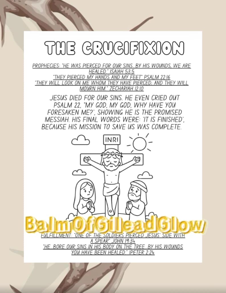 Christian Easter Coloring Pages for Kids | Bible-based Easter Activity ...