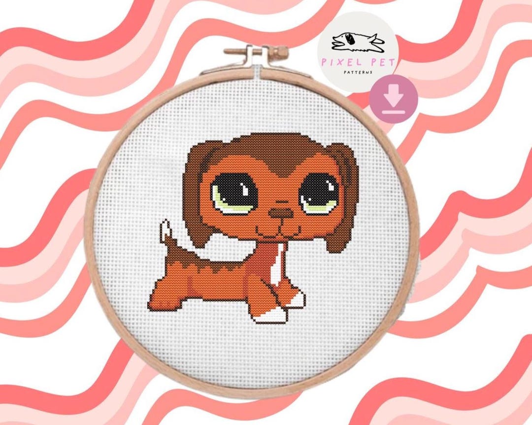 Littlest Pet Shop (LPS) #675 PDF Cross Stitch Pattern - Etsy