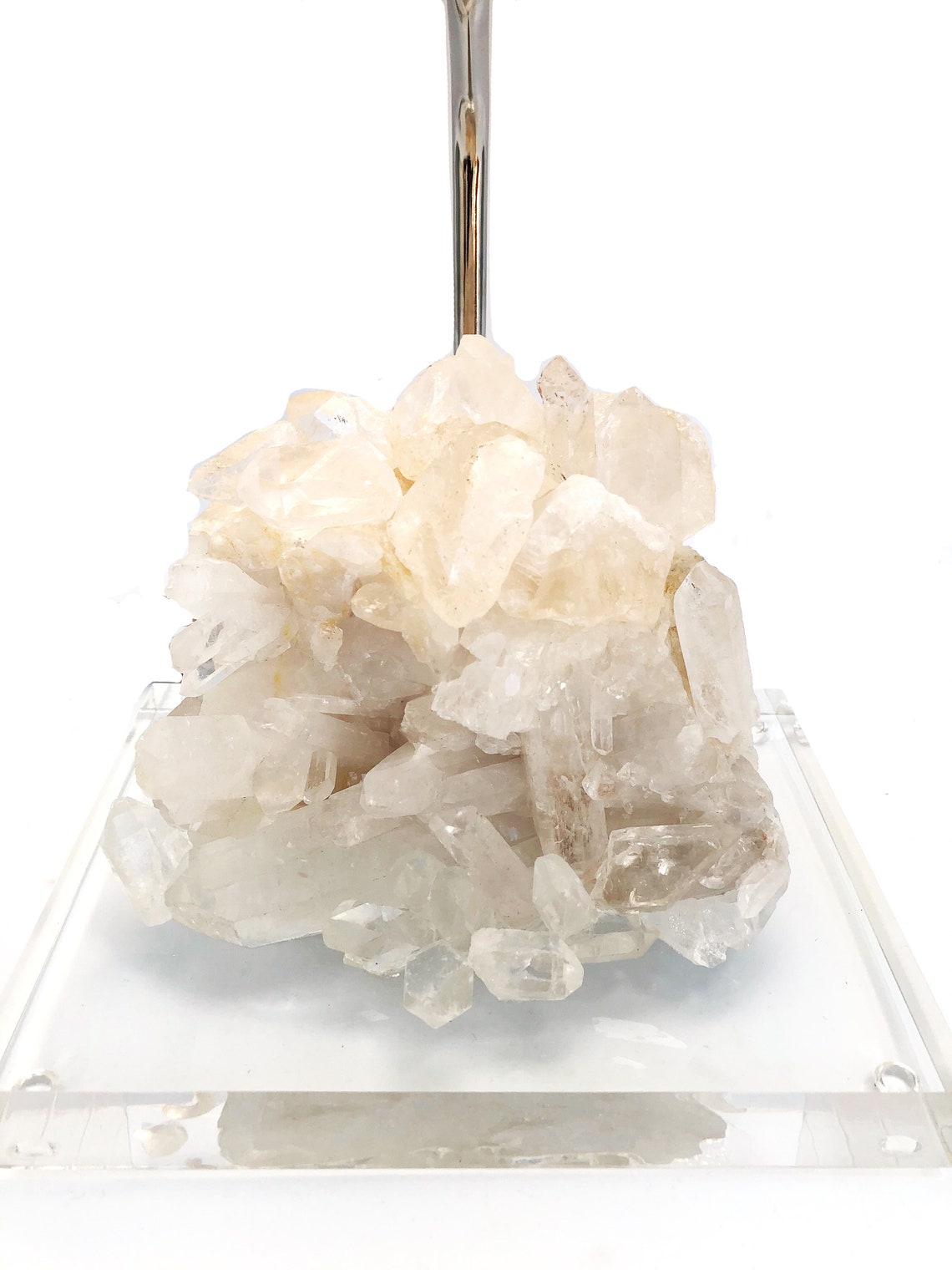 Quartz Table Lamp Quartz Crystal Cluster Lamp Lighting - Etsy