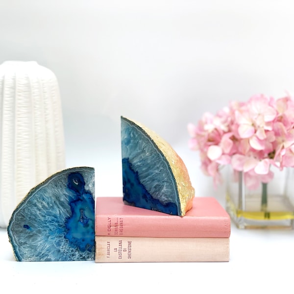 Agate Bookends - Etsy