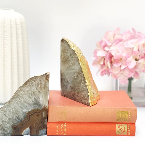 Geode Bookends - Etsy