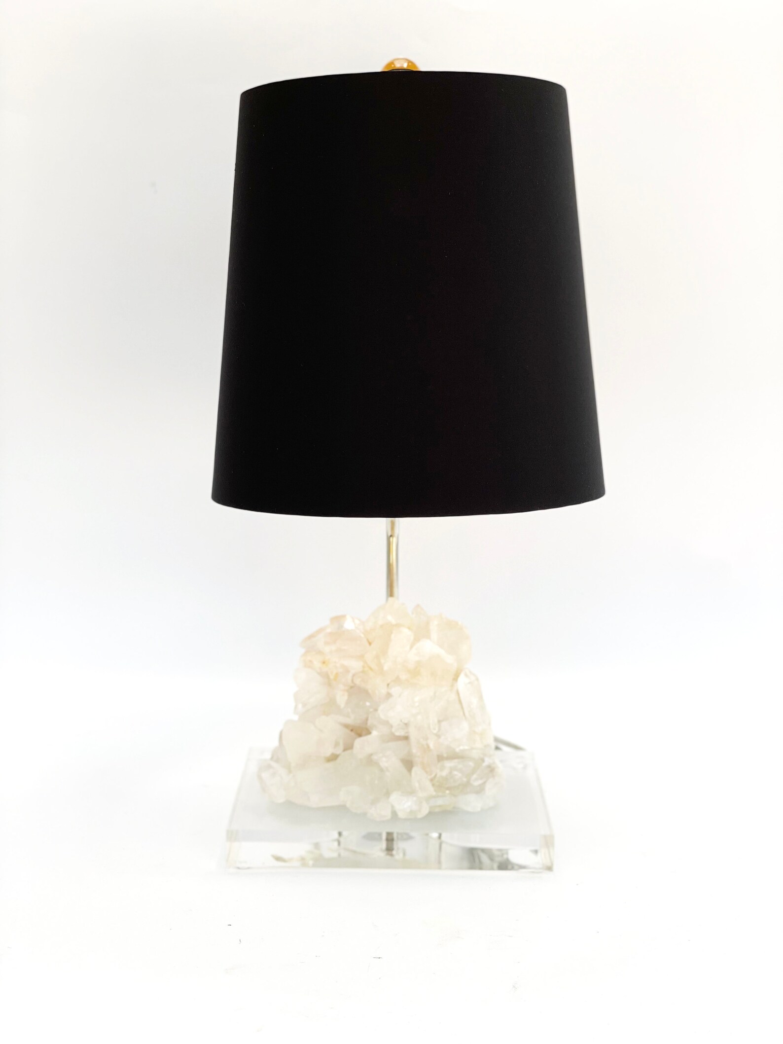 Quartz Table Lamp Quartz Crystal Cluster Lamp Lighting - Etsy