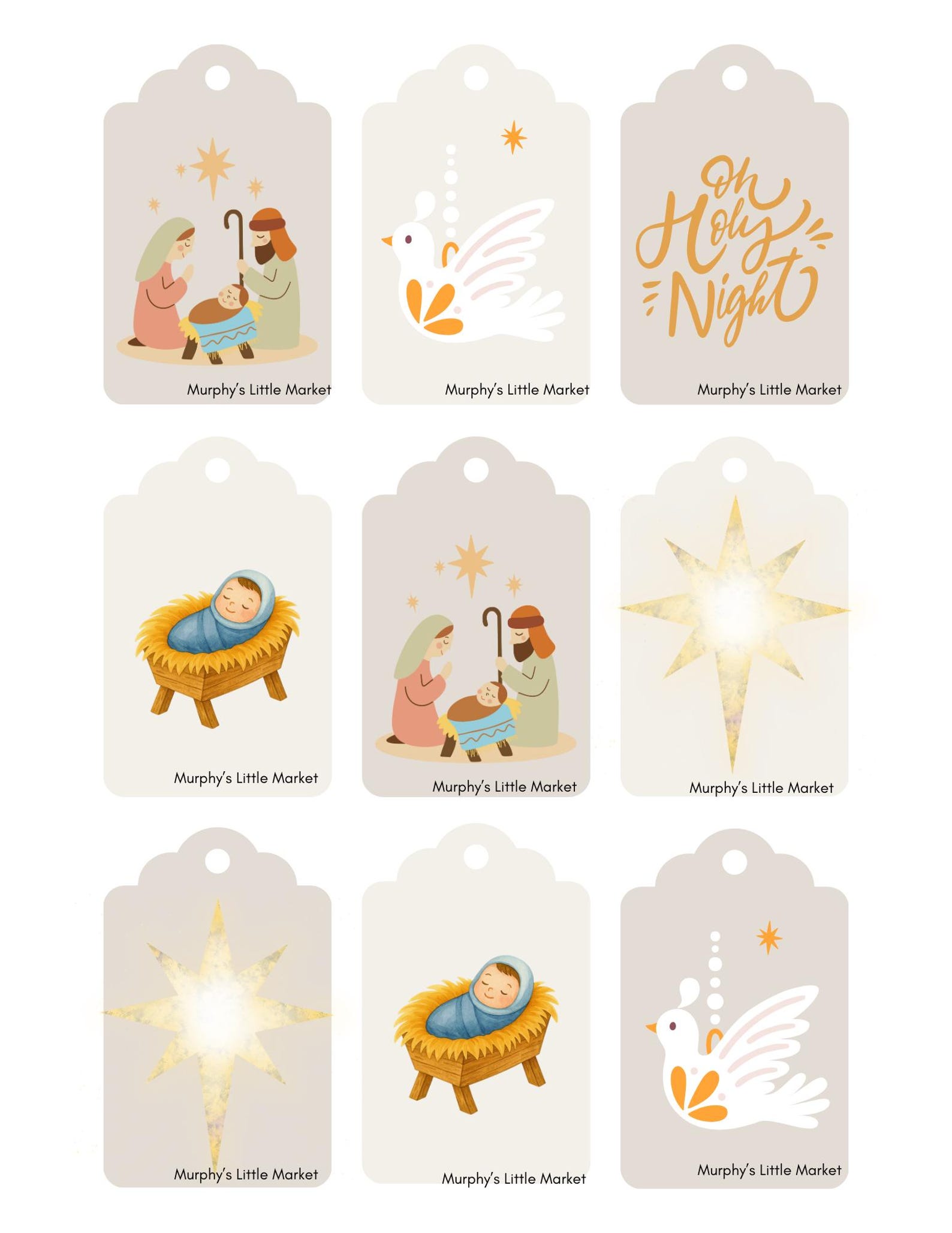 Jesus is the Reason Christmas Gift Tags - Etsy