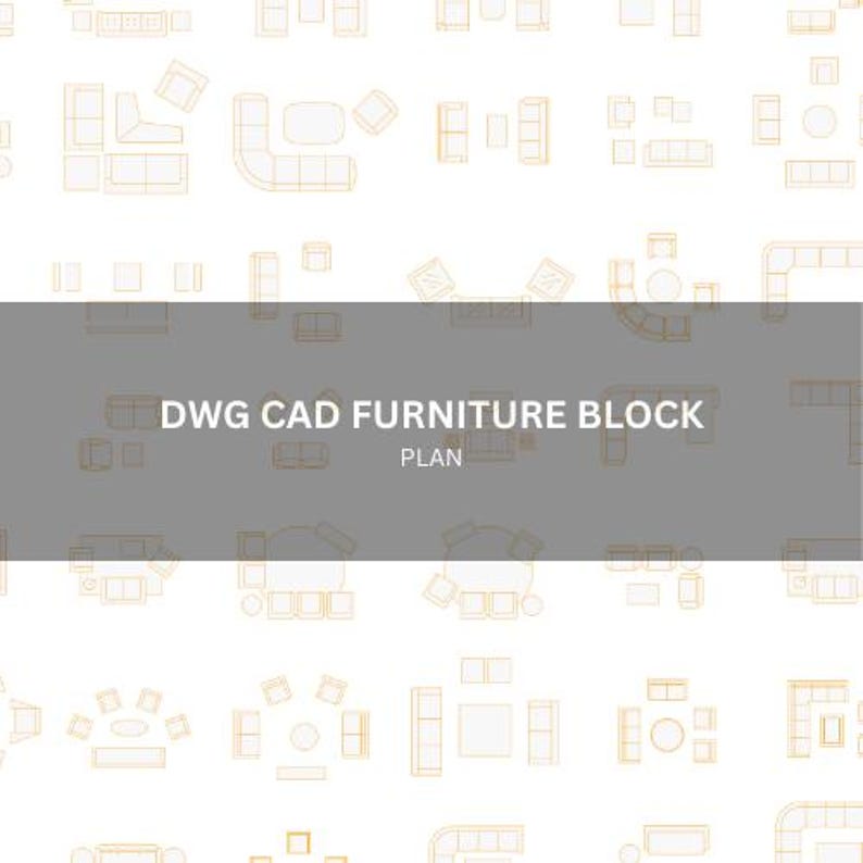 Autocad Furniture Blocks: Set 01 - Collections Cad/dwg File - More Than ...