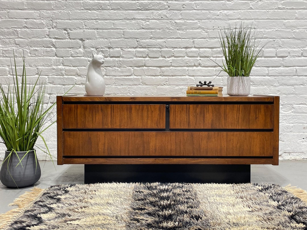 Mid Century MODERN Walnut Storage CHEST, C. 1960's - Etsy