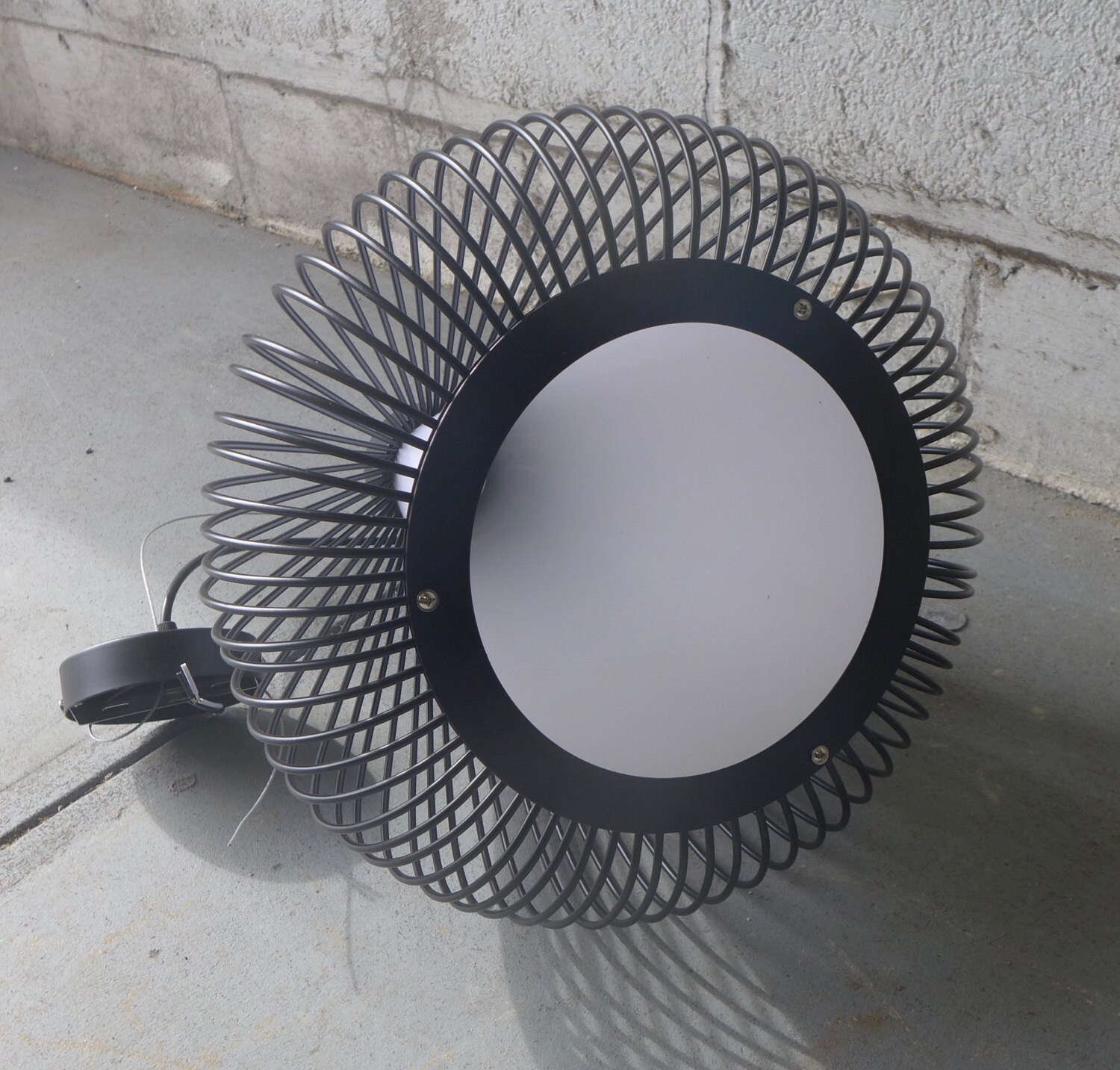 Mid Century MODERN Styled CAGE Muted Glass CHANDELIER - Etsy